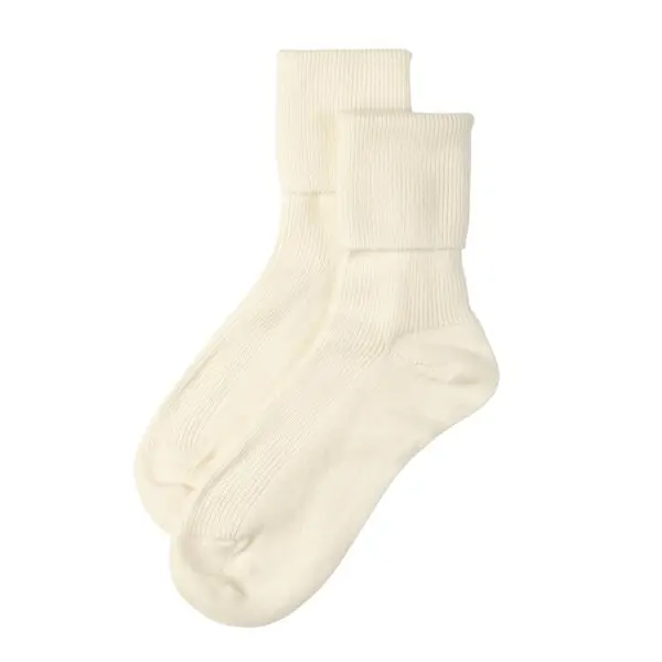 PEACOCK ALLEY Johnstons Of Elgin Cashmere Ankle Sock - Silver