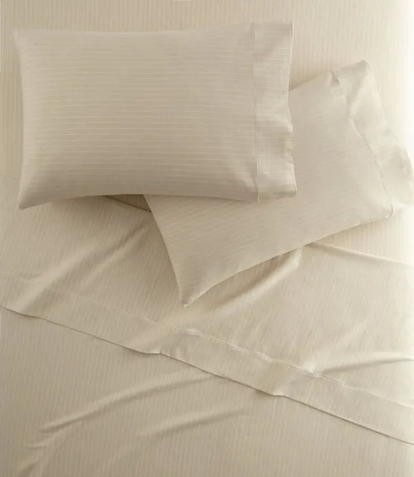 PEACOCK ALLEY All Seasons Brushed Cotton Sheet Set - Pearl