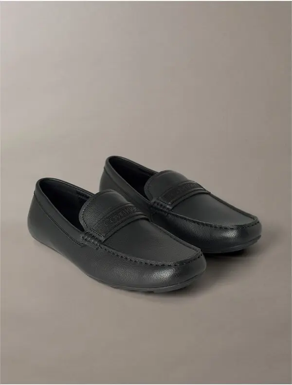 Calvin Klein Oliver Driving Loafers - Black