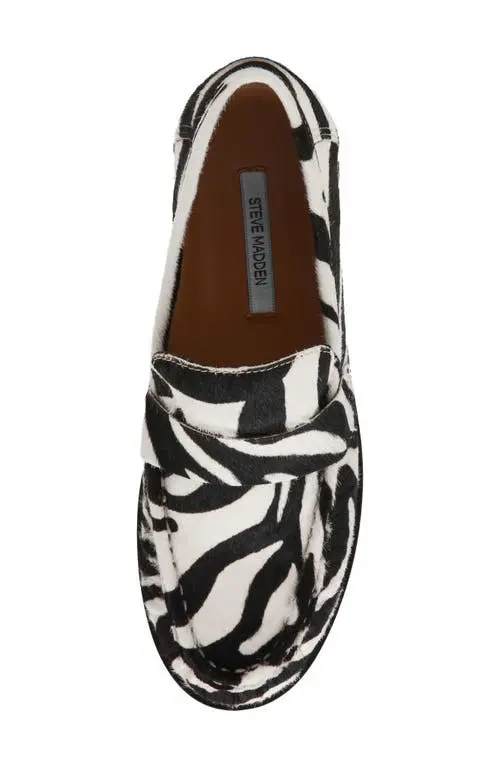 Steve Madden Ronie Genuine Calf Hair Loafer