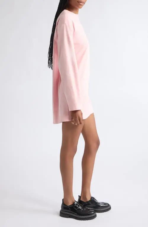 LII Snap Cotton T-shirt Dress