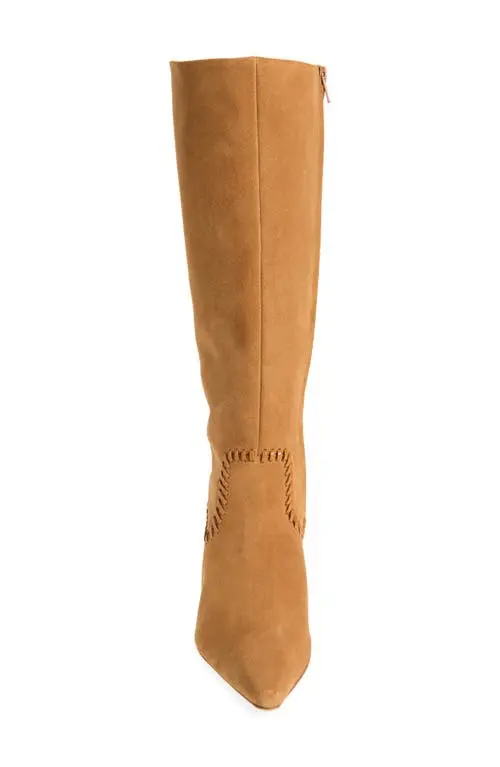 Cinq À Sept Marta Curved Wedge Boot - Toffee