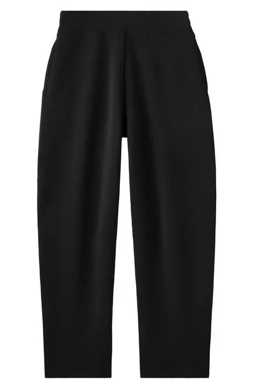 RHONE Dreamglow Barrel Leg Pants - Pure Black Heather