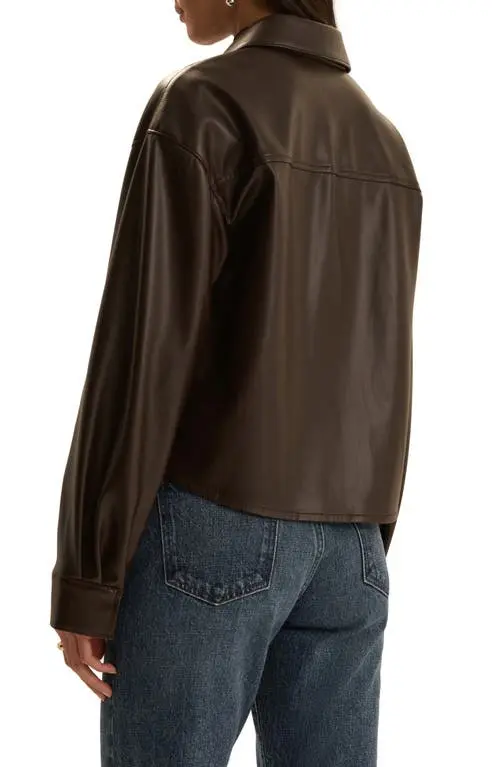 FAVORITE DAUGHTER Brady Faux Leather Jacket