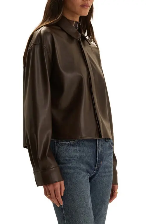 FAVORITE DAUGHTER Brady Faux Leather Jacket
