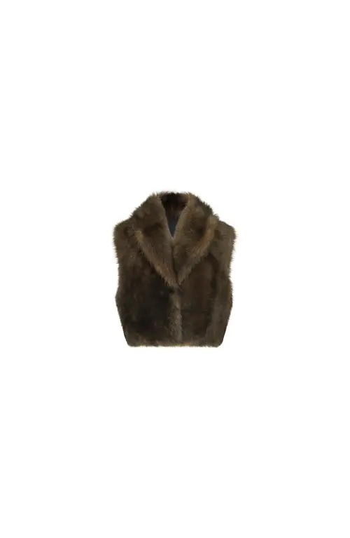 Brunello Cucinelli Soft Shearling Vest
