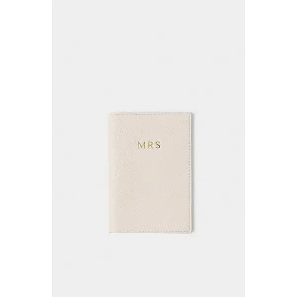 KATIE LOXTON Bridal Passport Cover - Ecru