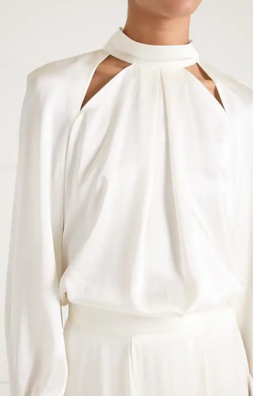 TEMPERLEY LONDON Amerie Blouse - Ivory
