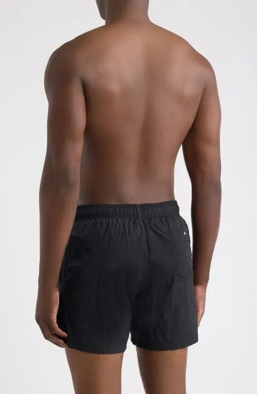 BOSS Jet Swim Trunks With Elastic Waist - Black