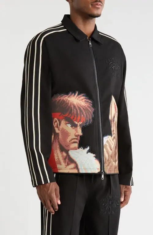 CRIMINAL DAMAGE Versus Graphic Track Top