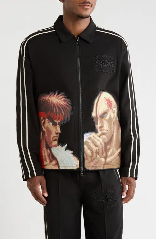CRIMINAL DAMAGE Versus Graphic Track Top