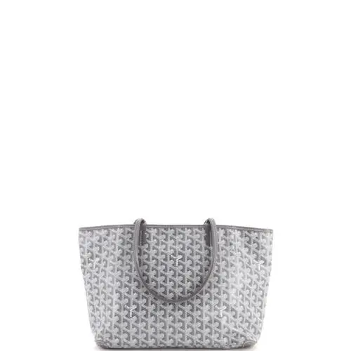Goyard Artois Tote Coated Canvas Pm - Grey