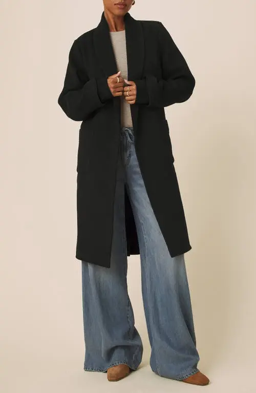 Splendid Willa Long Coat - Black