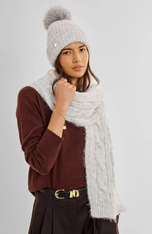 KATIE LOXTON Cable Knit Scarf