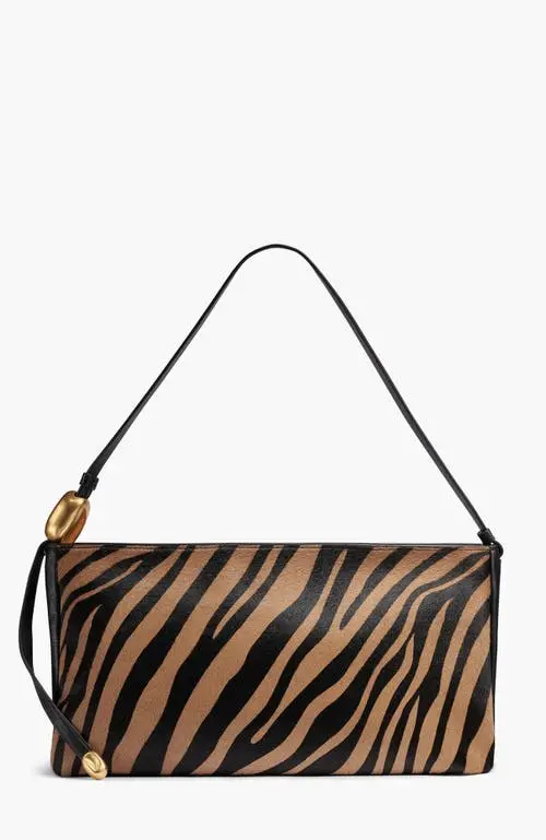 Donna Karan New York Velvet Large Shoulder Bag - Black