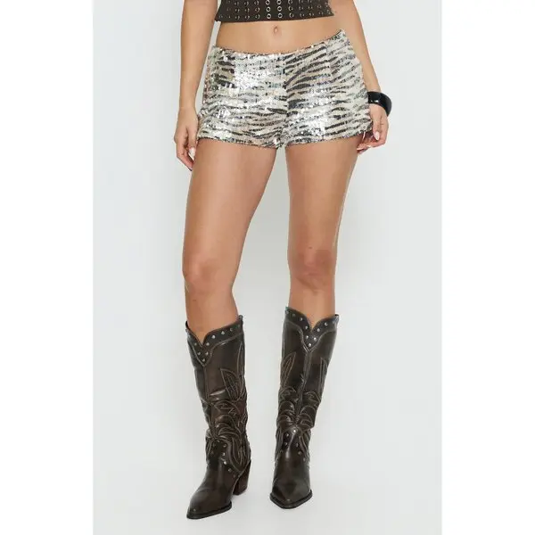 Princess Polly Fight These Feelings Sequin Shorts
