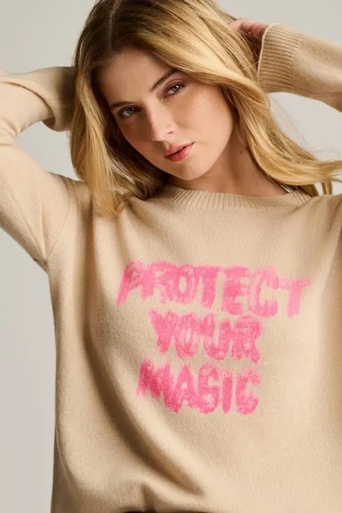 Lisa Todd Protect Your Magic Cashmere Sweater