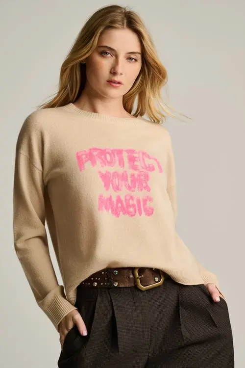 Lisa Todd Protect Your Magic Cashmere Sweater