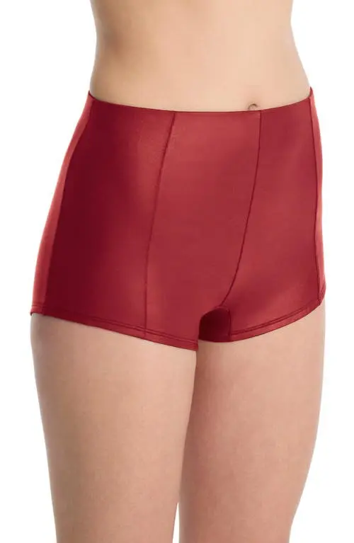 SKARLETT BLUE Late Night" Faux Leather Hot Pants - Scarlet