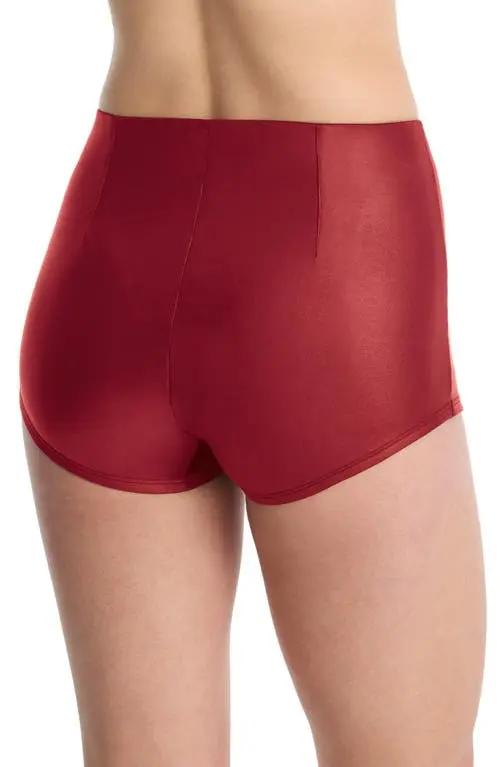 SKARLETT BLUE Late Night" Faux Leather Hot Pants - Scarlet