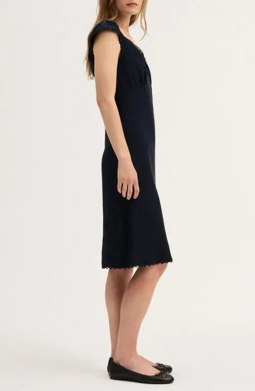 Madewell Layton Lace Trim Slipdress