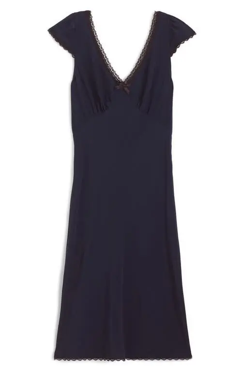 Madewell Layton Lace Trim Slipdress