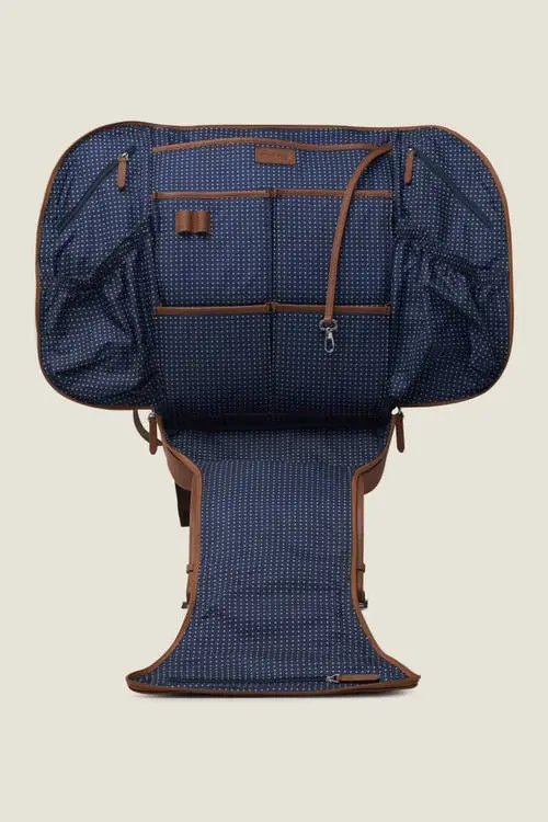 WOOL & OAK Lightweight Herringbone Travel Backpack - Herringbone Sand
