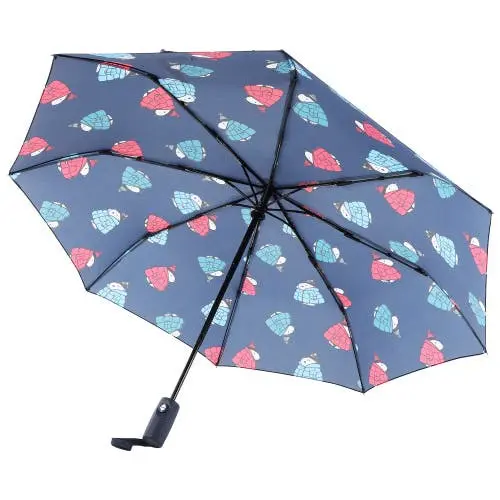 PEANUTS Snoopy Puffer Jacket All Over Print Auto Open And Close Umbrella