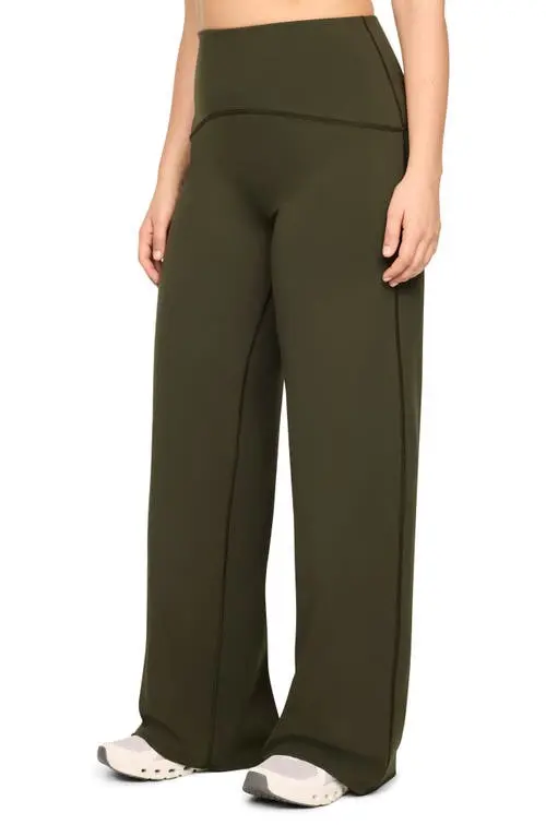 Spanx High Waist Wide Leg Performance Pants - Monstera