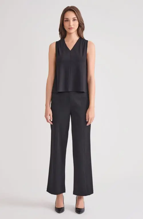 Misook Pima Cotton V-neck Tank