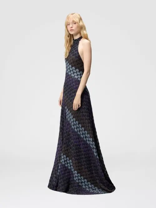 Missoni Long Dress With Halterneck