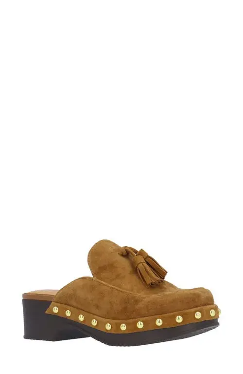 L'AMOUR DES PIEDS Gracen Platform Loafer Mule - Coffee