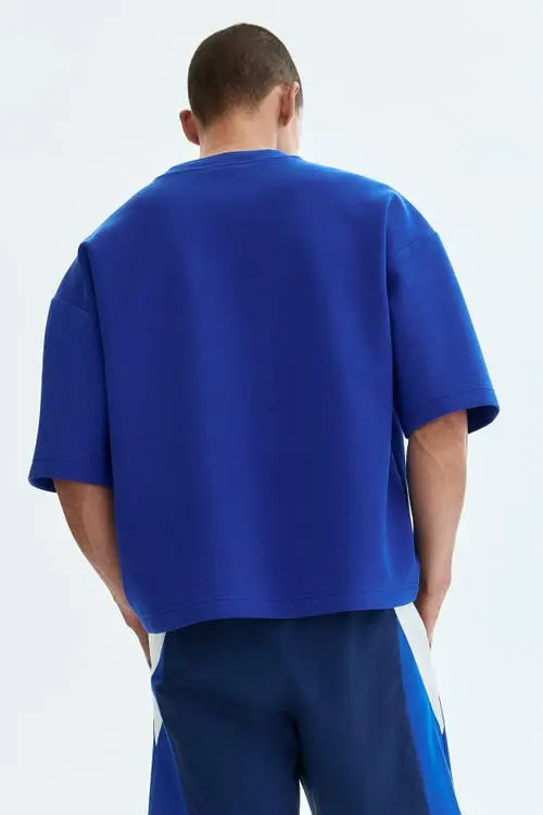 H&M Oversized-fit Scuba Knit T-shirt