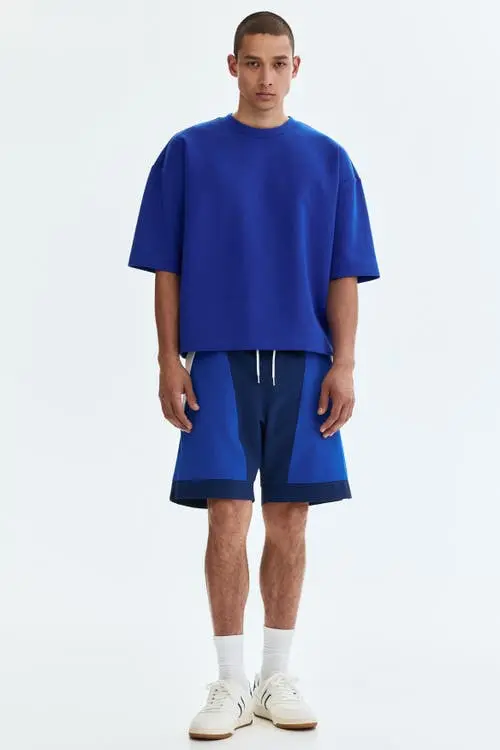 H&M Oversized-fit Scuba Knit T-shirt
