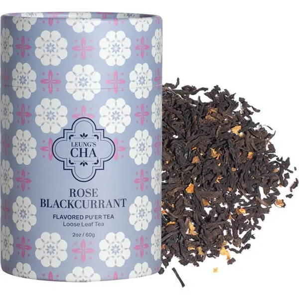 LEUNG'S CHA Rose Blackcurrant Pu'er Tea