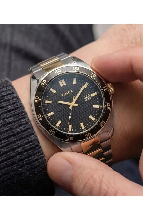 Timex® Stainless Steel Three-hand Watch