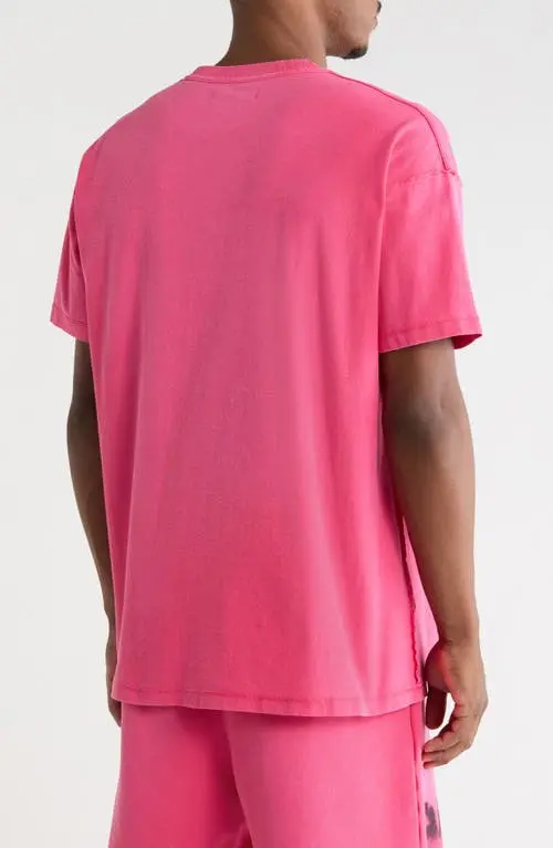 PURPLE BRAND Textu Inside Out Cotton Graphic T-shirt