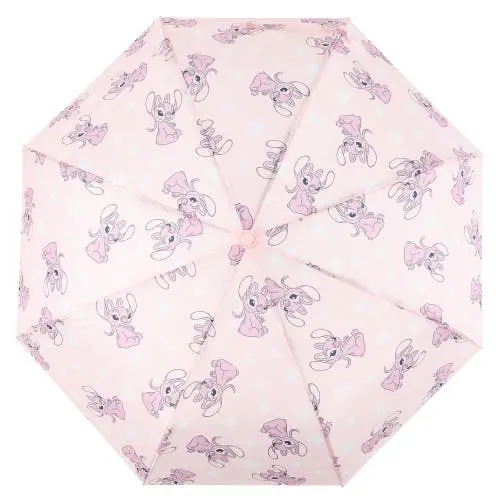 Disney Angel All Over Print Auto Open And Close Umbrella