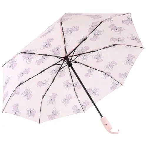 Disney Angel All Over Print Auto Open And Close Umbrella