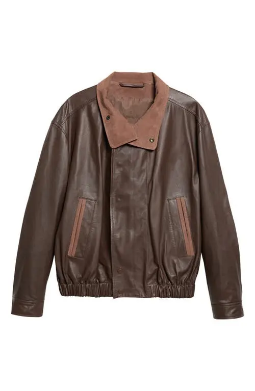 LEMAIRE Soft Paper Leather Jacket