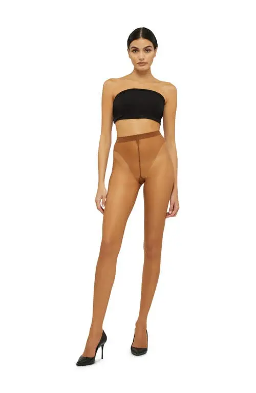 Wolford Luxe 9 Tights - Honey