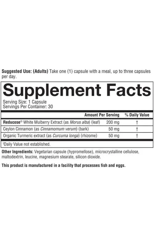 YOUTHEORY White Mulberry Post-meal Sugar Balance Supplement