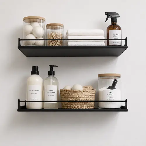 STOREYOUR The Haven Shelvesmetal Utility Wall Shelves2-pack