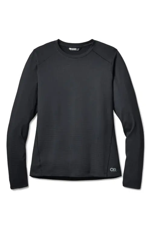 OUTDOOR RESEARCH Vigor Lt Crew Performance Sweatshirt - Black