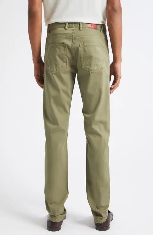 Isaia Chiaja Cotton And Cashmere Blend Pants