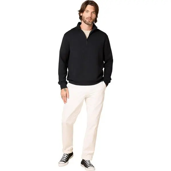 SOFTIES Dreamtech Athleisure Quarter Zip - Black