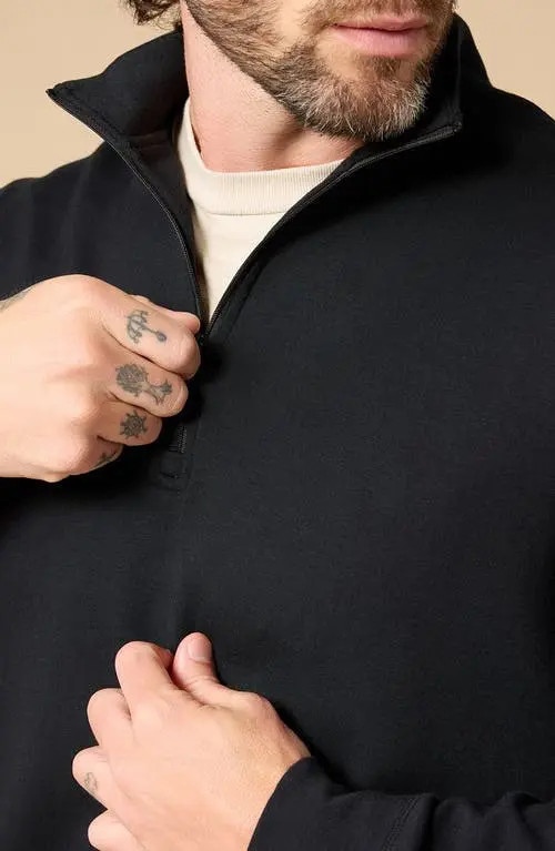 SOFTIES Dreamtech Athleisure Quarter Zip - Black