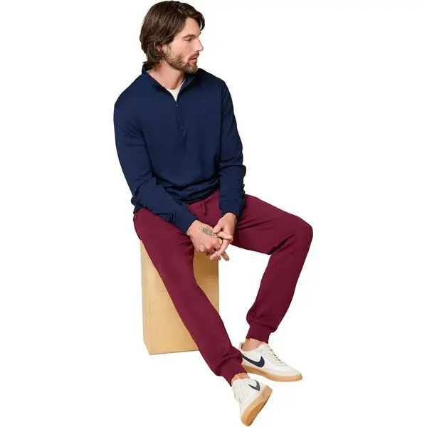SOFTIES Dreamtech Athleisure Quarter Zip - Midnight