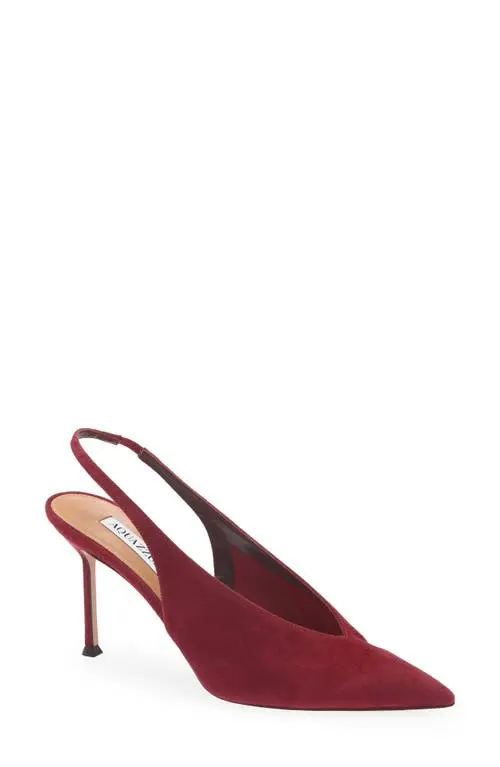 AQUAZZURA Voltaire Slingback Pump - Beetroot