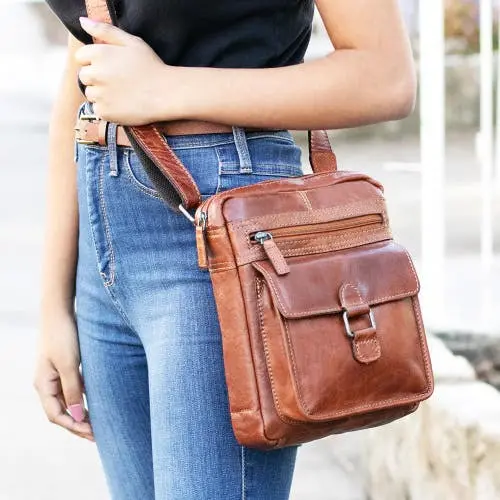 JACK GEORGES Voyager Slim Crossbody Bag